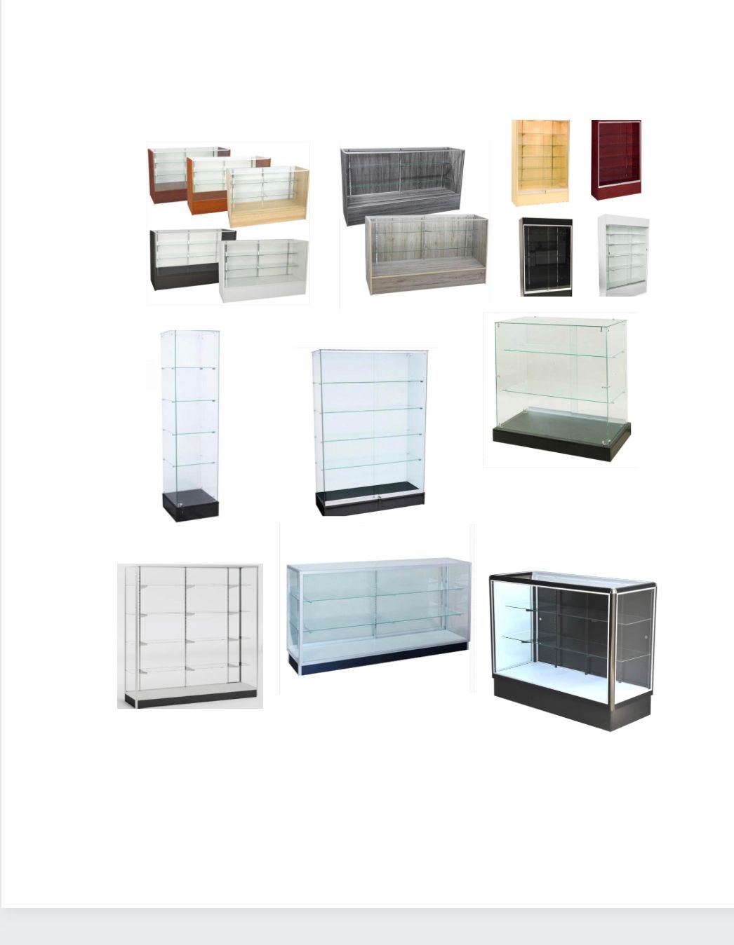 Glass Display Cases & Counters | Premium Retail Showcases – Priceless ...