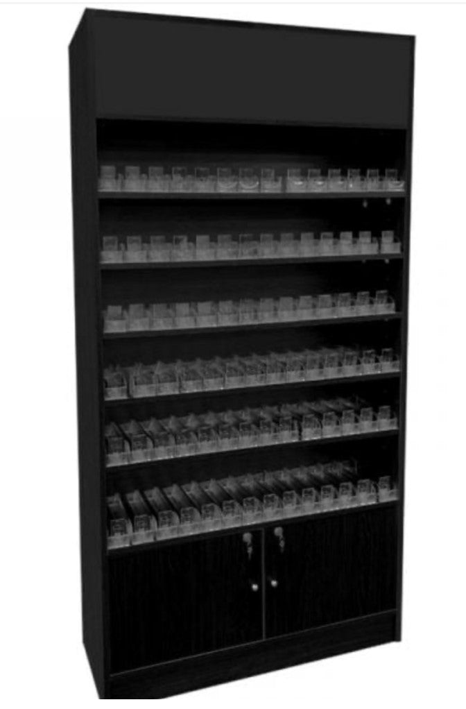 Cigarette Wall Display Case, Store Fixtures & Retail Store Displays ...