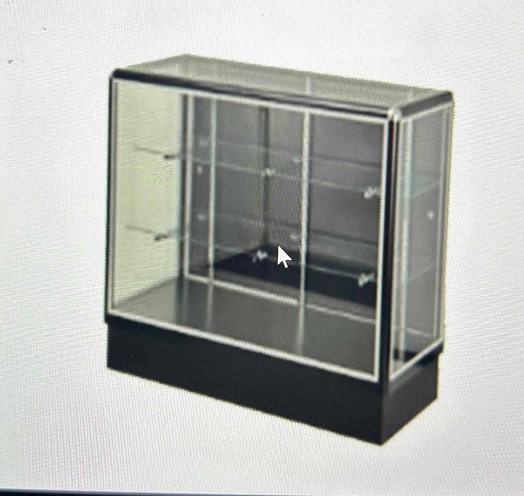 Display Cases, Radius Edge Display Showcase. Store Fixtures Displays ...