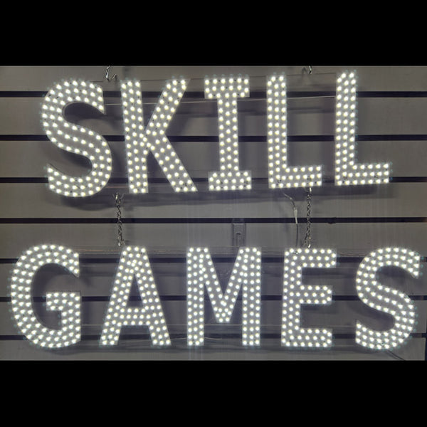 SKILL GAMES LED Sign – Priceless Store Fixtures