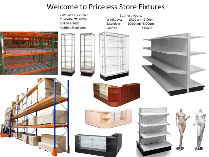 Priceless Store Fixtures | Retail Displays, Pallet Racking, and more!